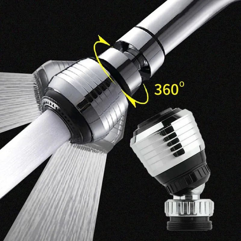 Water Saver Faucet Tap Aerator with 360 Degree Rotate Swivel and ...