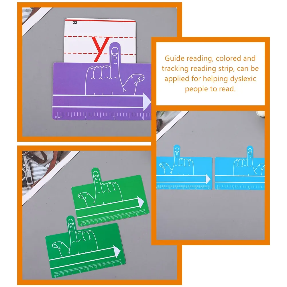 Bookmark Reading Guide Dyslexia Tool for Children Kids Student Finger ...
