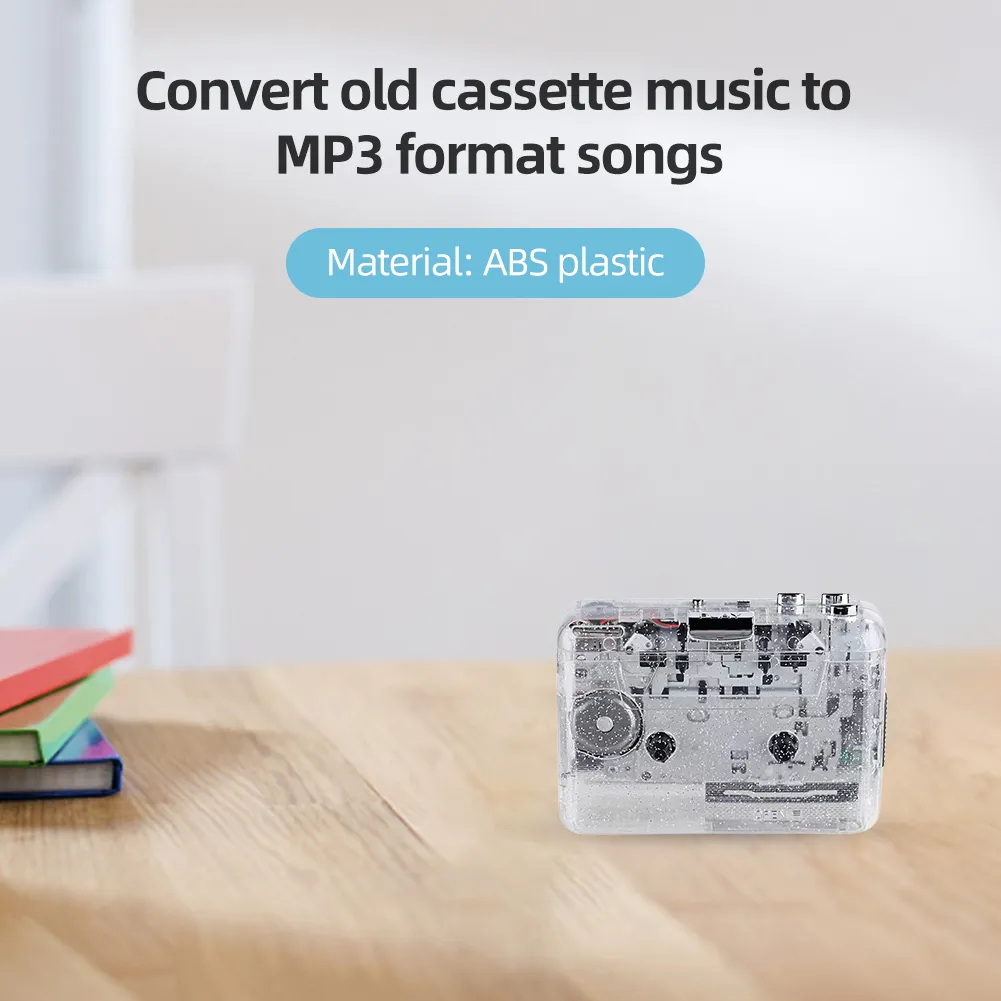 DHgate.com:Transparent USB Cassette Player: Convert Tapes to MP3 with ...