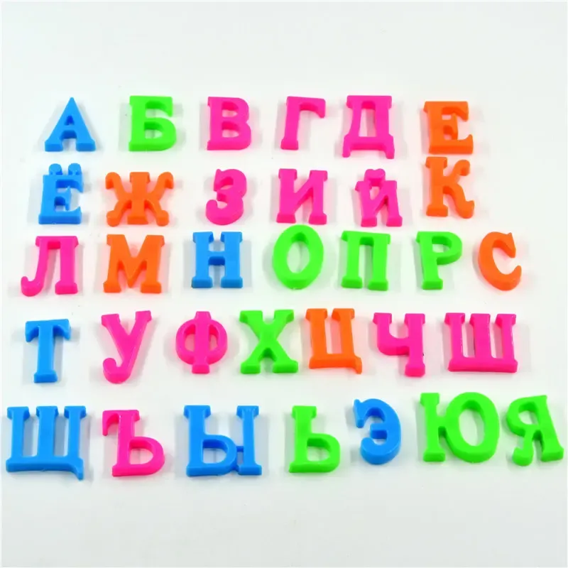 Alphabet Letter Magnets | Kids Fridge Magnets Educational Russian ...