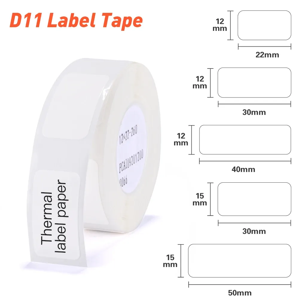 Wholesale Niimbot Waterproof Pure Label Sticker Paper For D110, D11, And D101 Official Printers ...