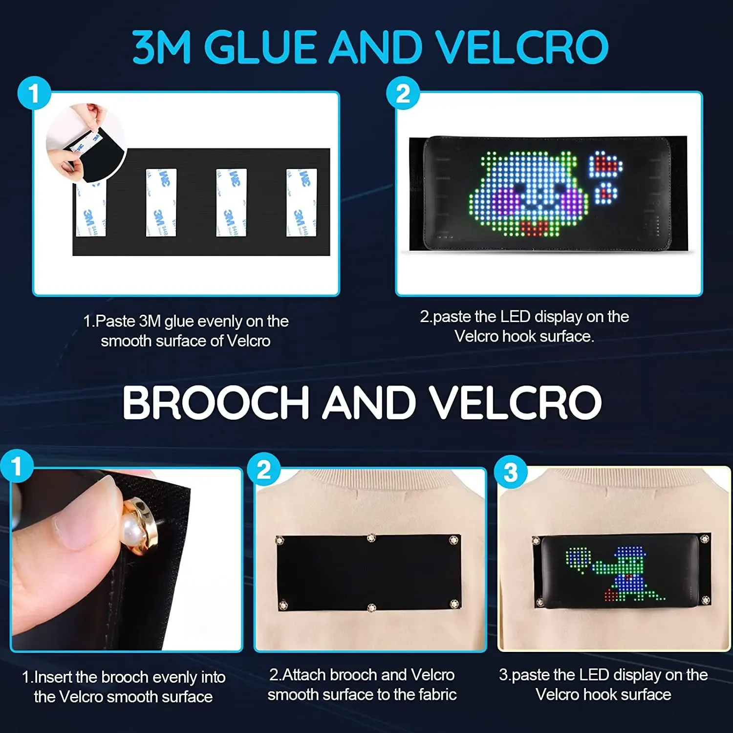 DHgate.com:Type Material Mini LED Sign - Portable, Magnetic, USB ...