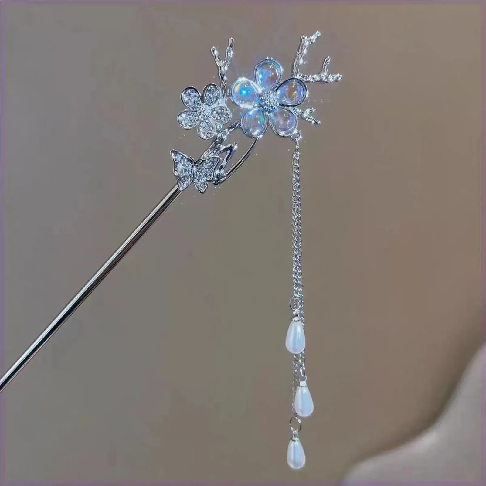 Vintage Chinese Style Metal Hairpins Handmade Hair Stick Hair Fork for ...
