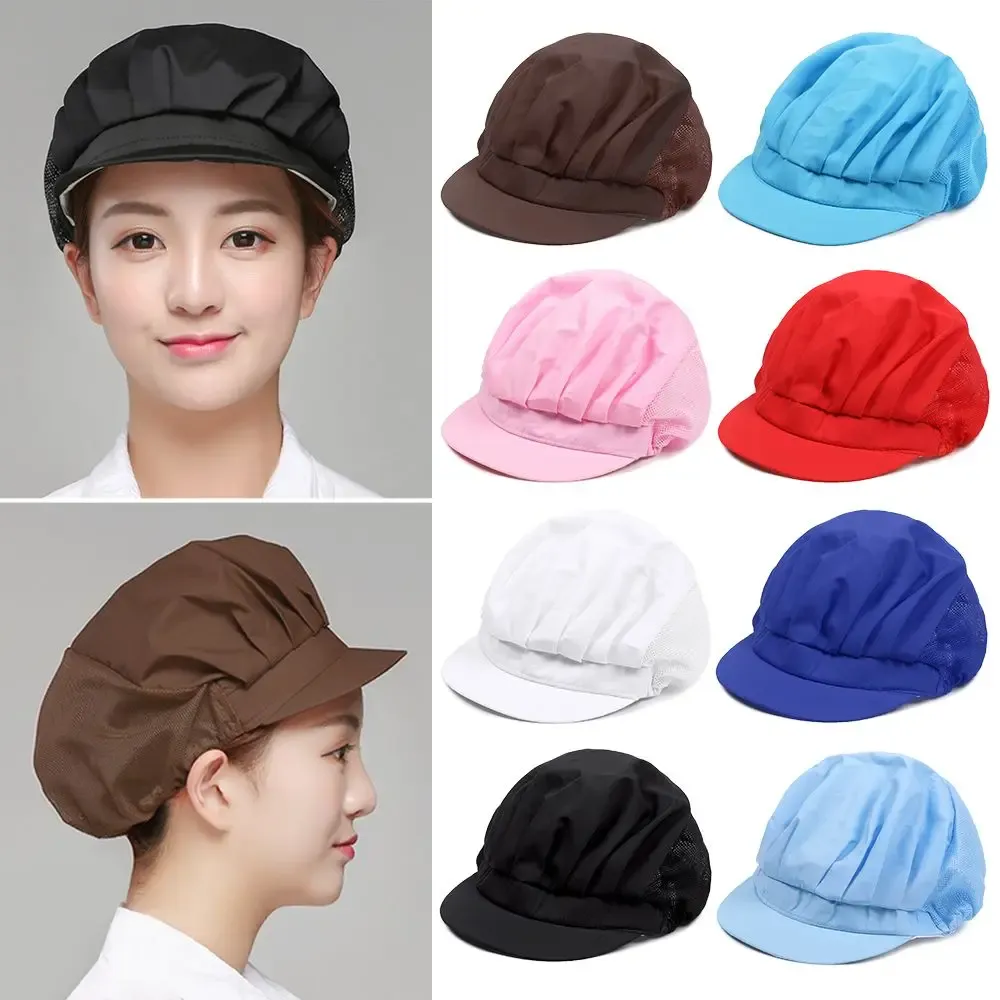 DHgate.com:2024 Breathable Mesh Chef Hat - Hygienic Smoke-Proof Cooking ...