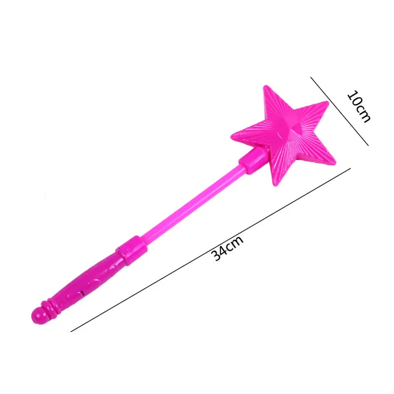 Five-Pointed Star Glow Sticks Lights Up Flashing Bright Christmas ...