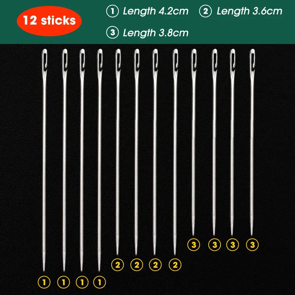 Blind Sewing Needle with Side Hole for Easy Self-Threading in DIY ...
