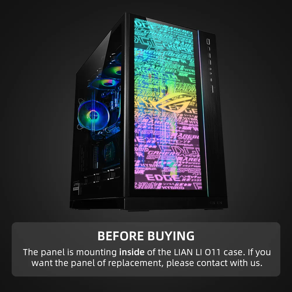 DHgate.com:Transparent PC Case Light PanelDIY Customized Side Panel for ...