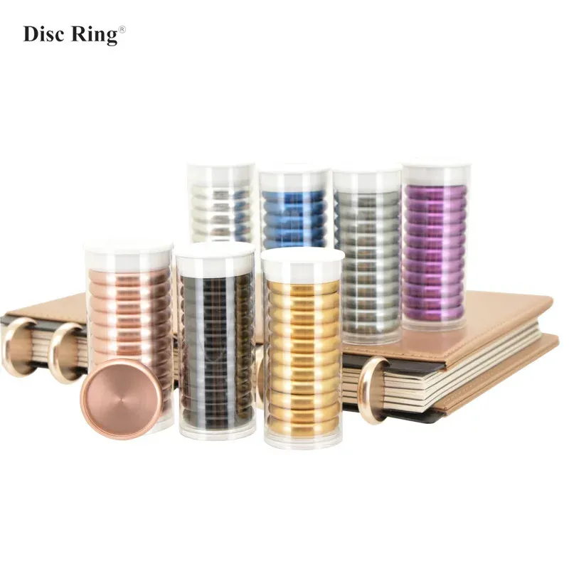 Binder Rings Metal Disc Set Mushroom Hole Binding Discs For Loose Leaf ...