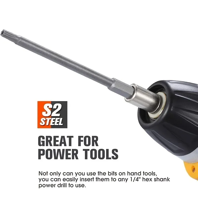Magnetic Torx dewalt impact screwdriver - 150mm Extra Long Security ...