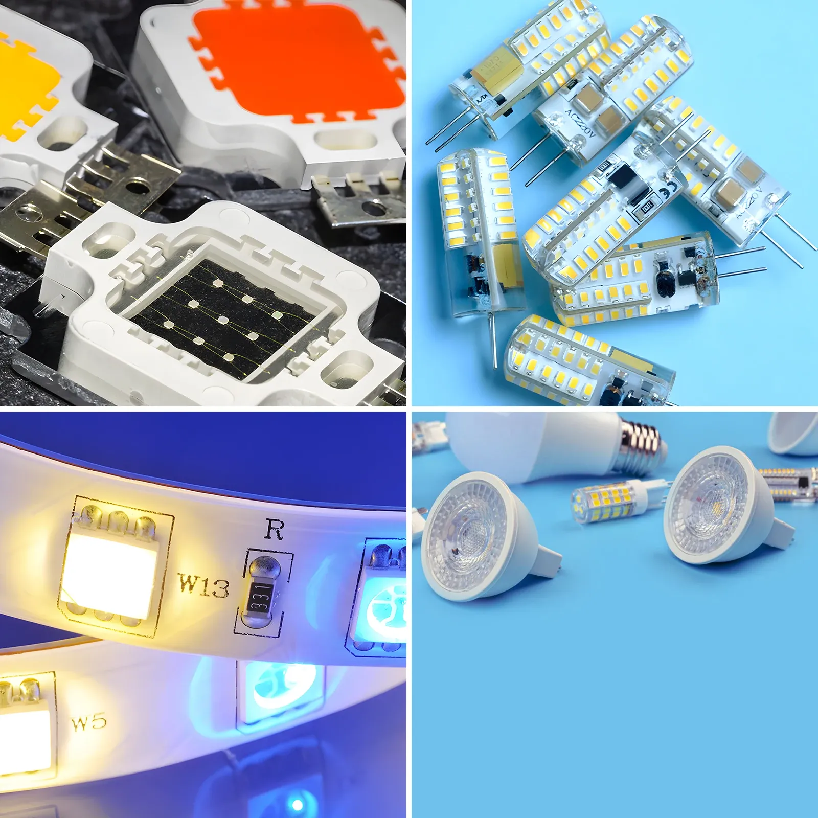 1W 3V 6V 9V SMD LED Chip Diodes Light Emitting Lamp 2835 Warm/Cool ...