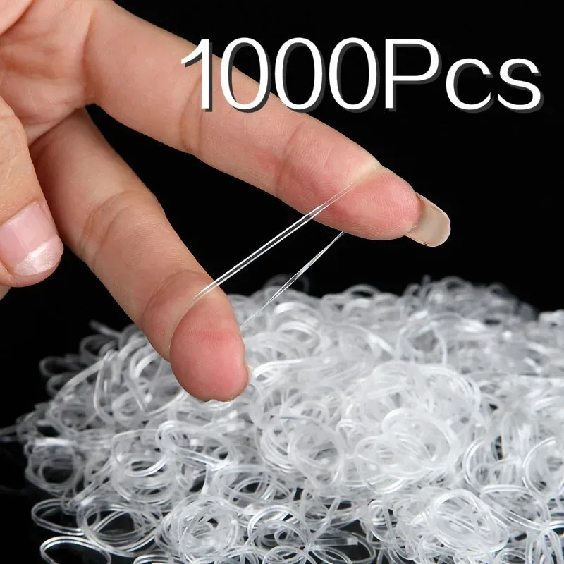 Mini Clear Rubber Bands For Hair School Office Transparent Elastic Hair Ties For Styling From Ddmyday 8.05 DHgate.Com