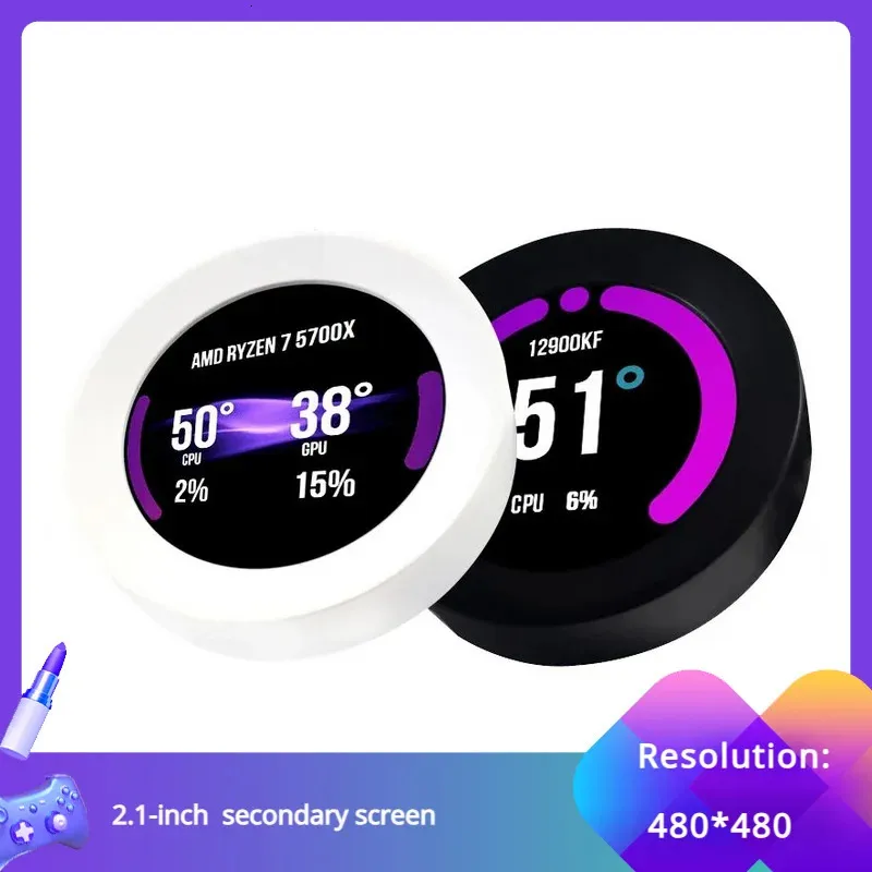 DHgate.com:Computer Monitor LCD 2.1-Inch Round IPS Secondary Screen for ...