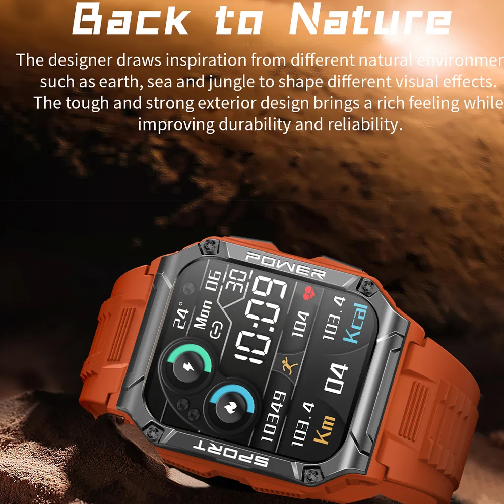 DHgate.com:Tactical Smartwatch for Men - IP68 Waterproof Bluetooth ...