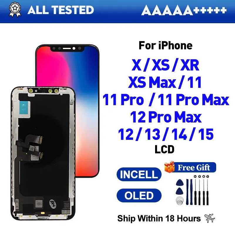 DHgate.com:3" For iPhone 12 Mini 13 14 Plus 15 LCD Screen Replacement ...