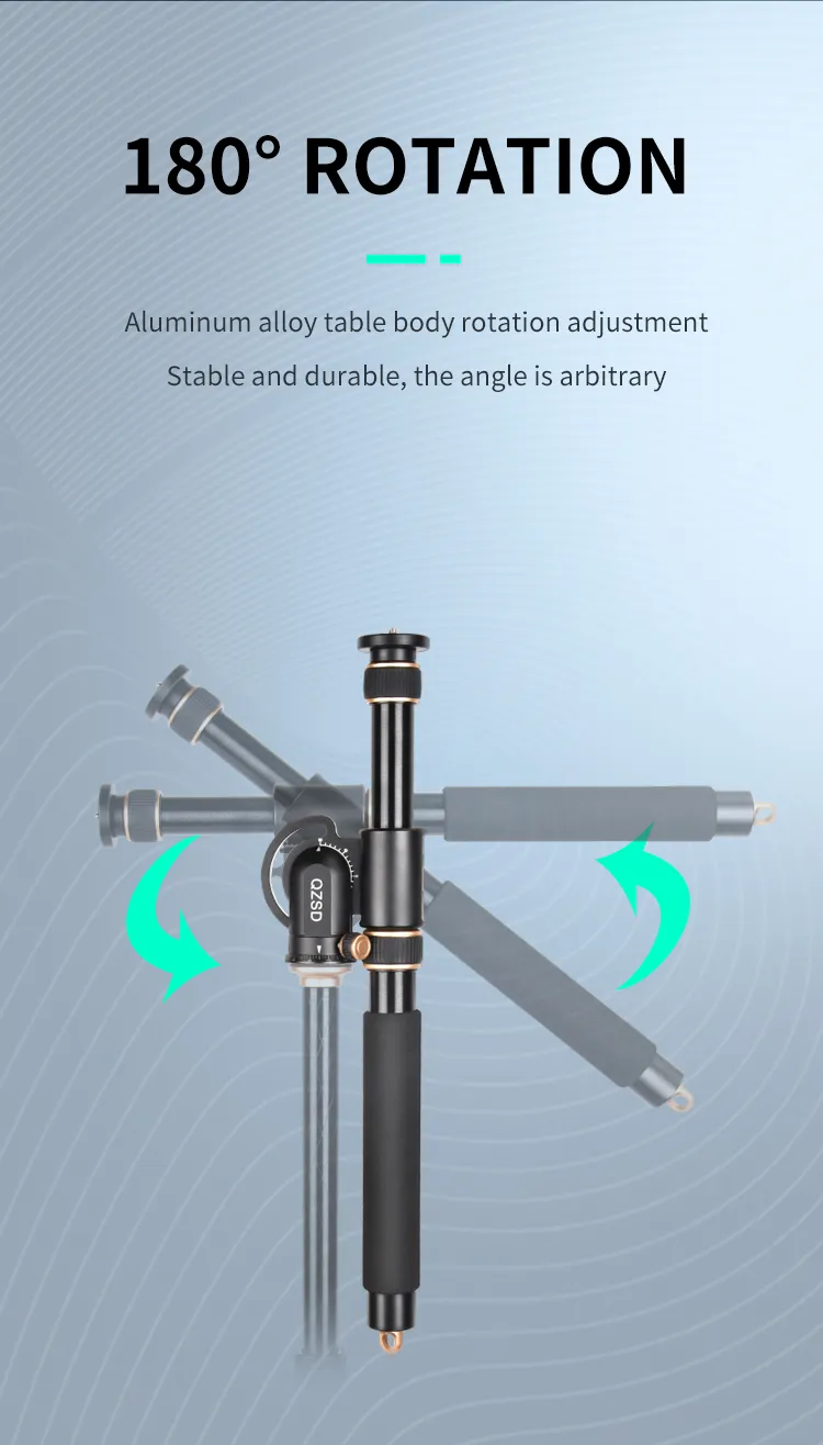 Horizontal Tripod Mount YT03 Rotatable Extendable Multi-Angle Center ...