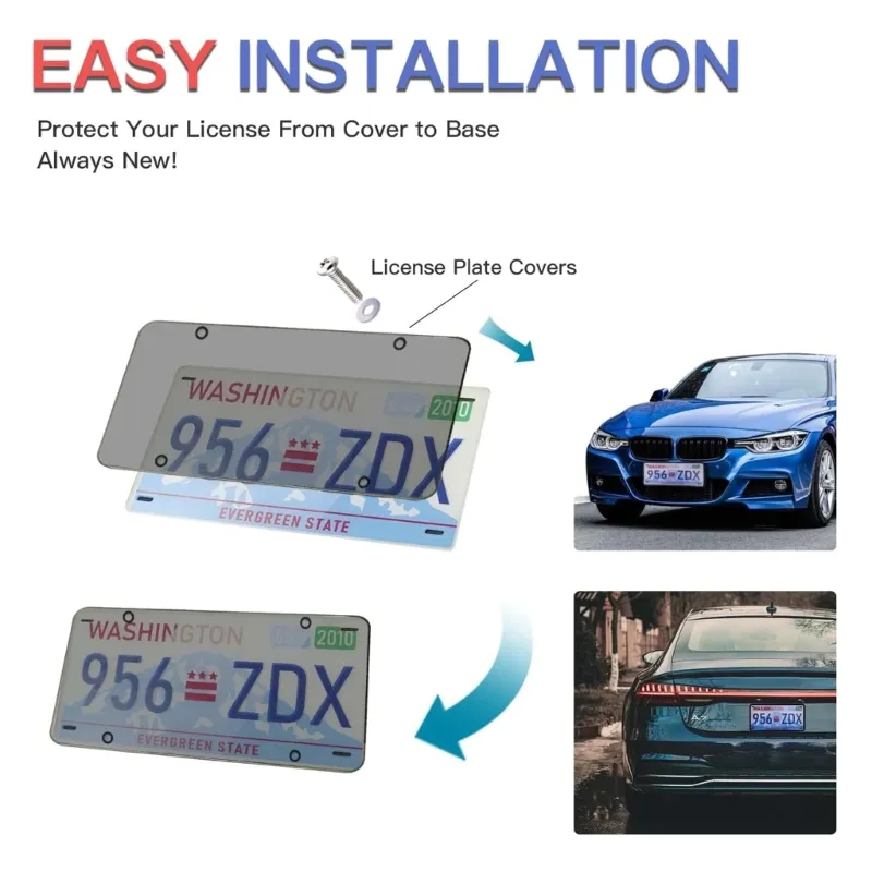 Reflective License Plate Cover, Clear Protective... From Homepro9, $11. ...