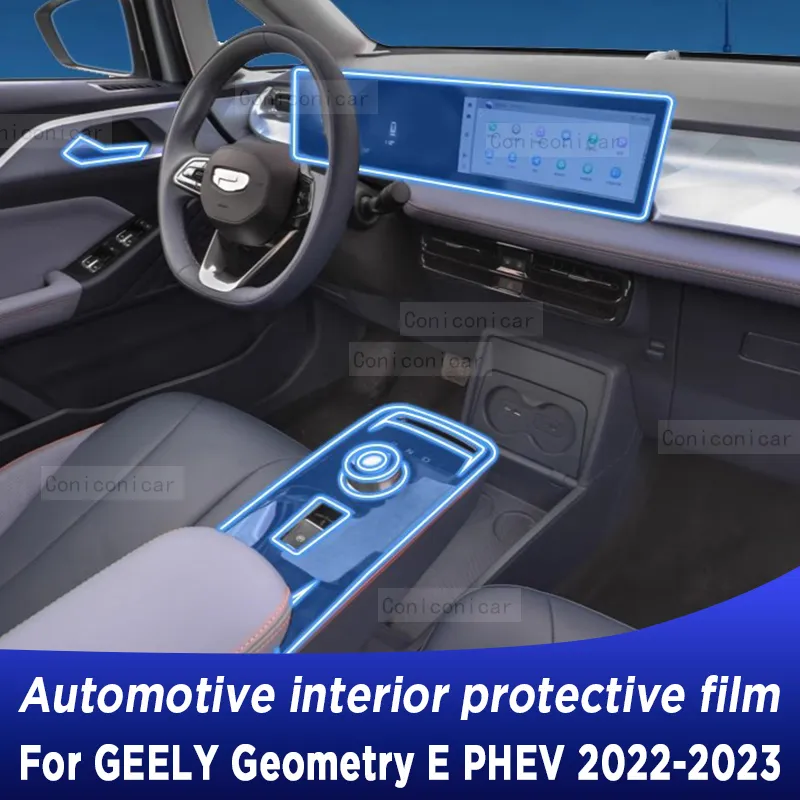 Transparent TPU Protective Film for Geely GEOMETRY E PHEV Car Interior ...