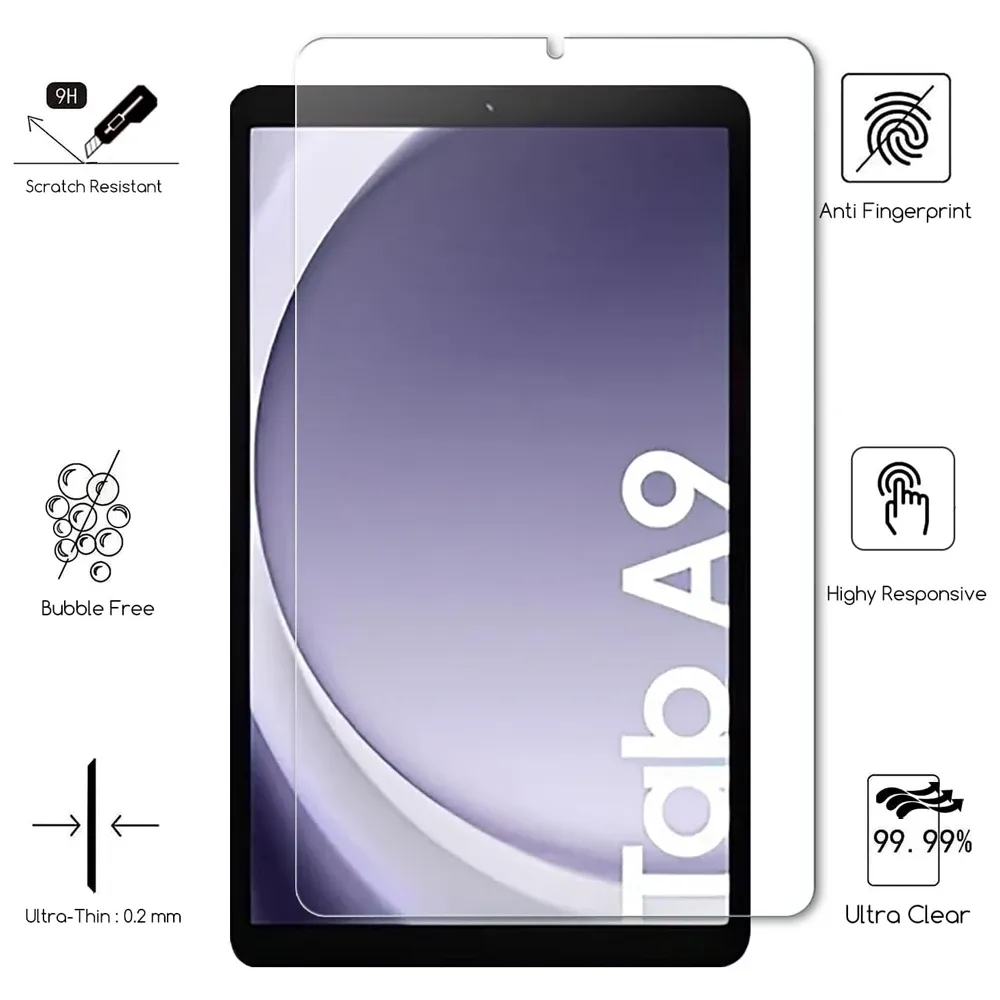 Samsung Galaxy Tab A9 8.7 Inch Tempered Glass Screen Protector ...