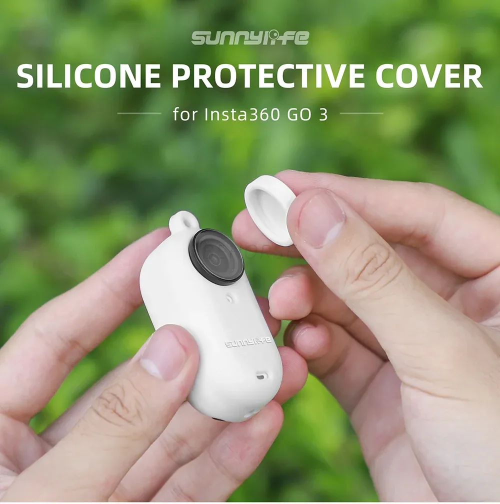 Silicone Cover Thumb Camera Lens Cover for Insta360 GO 3 Anti-Scratch ...