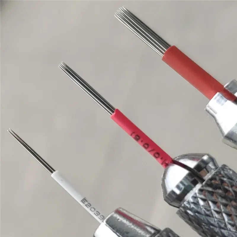 Microblading Needles Fog Eyeborw Makeup Blade Shading Round R3 R5 R7 R9 ...