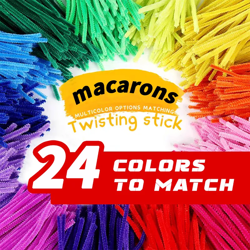 Pipe Cleaner Chenille Stems Plush Wire Twisting Bar... From Ddmymaster ...