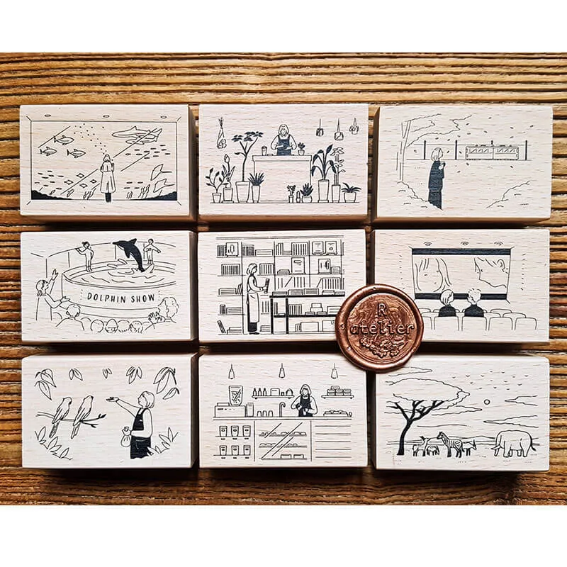Personalized Wooden Stamps: Express Yourself with Artistic Journaling ...