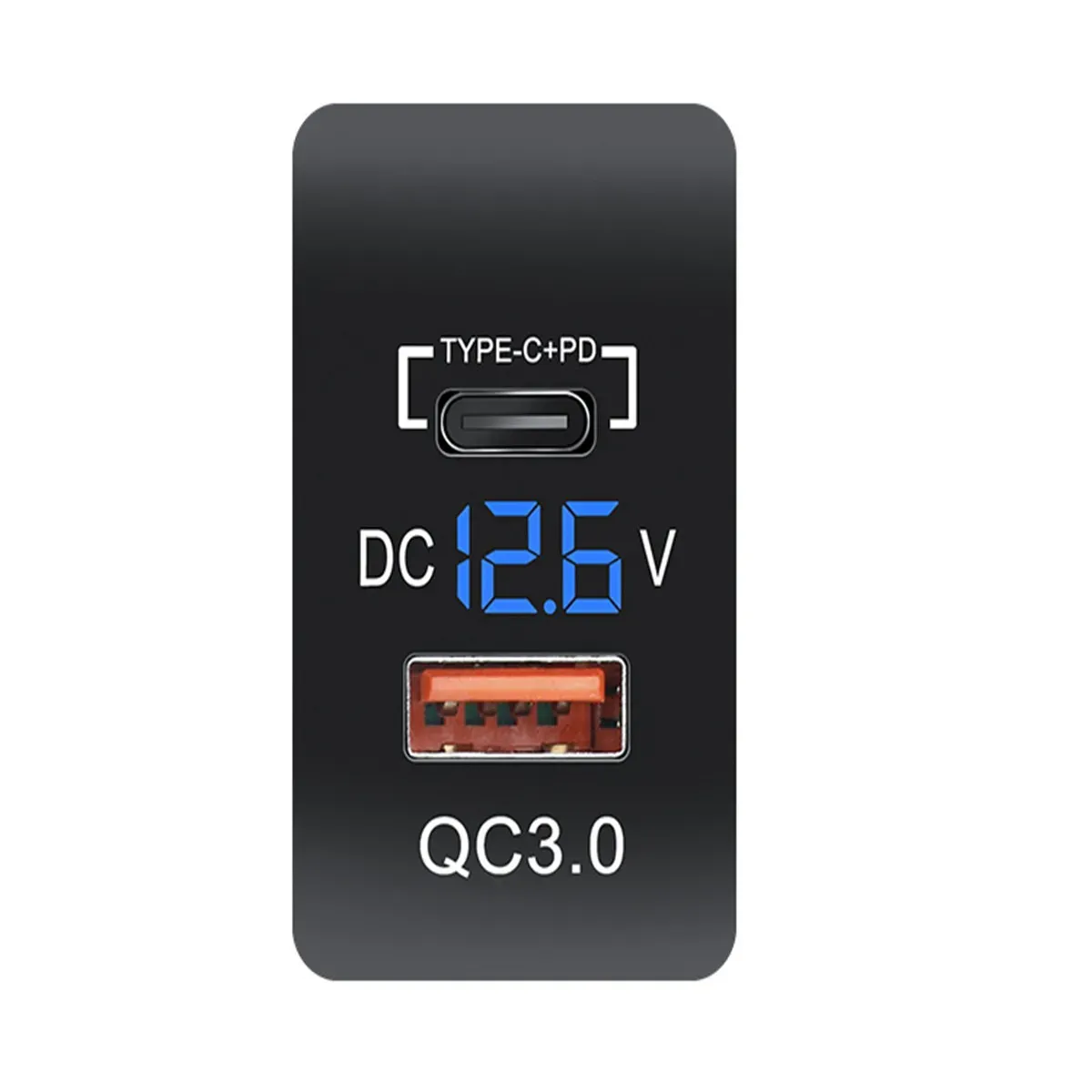 Charging Socket Car Charger QC3.0 USB PD Type C Fast Charging 26x45mm ...