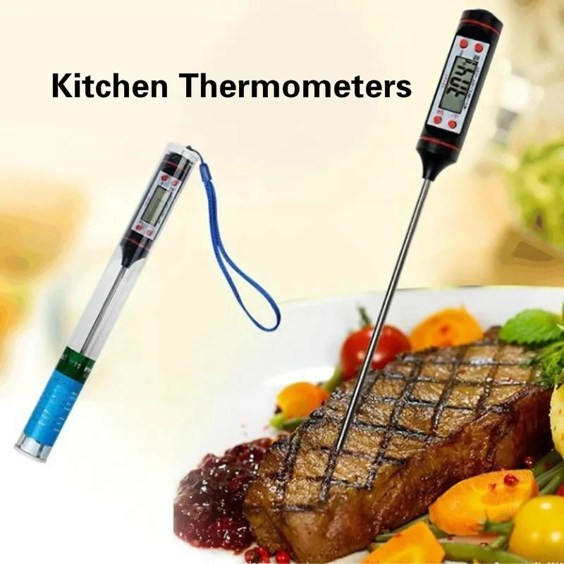 DHgate.com:2024 Digital Meat Thermometer, Kitchen Probe for Water, Milk ...