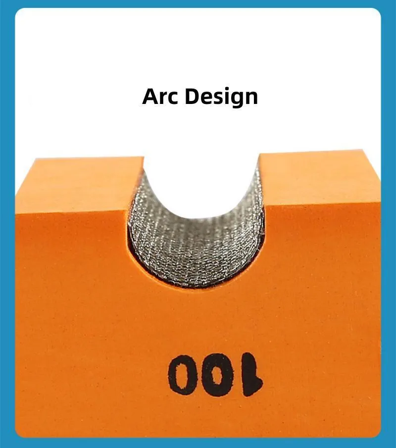 Concave Diamond Hand Polishing Pads - Glass, Tile, Ceramic Abrasive ...