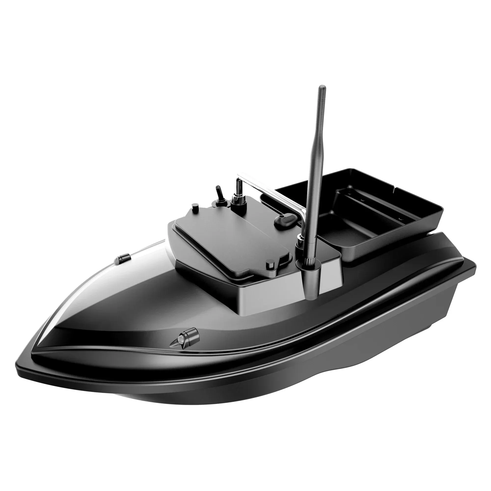 Camouflage Fishing RC Boat, Dual-Engine Bait Boat with 500m Range ...