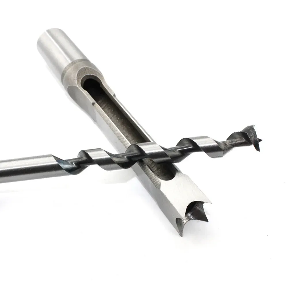 Square Hole Drill Bit Auger Bit Steel Mortising Woodworking Power Tools ...