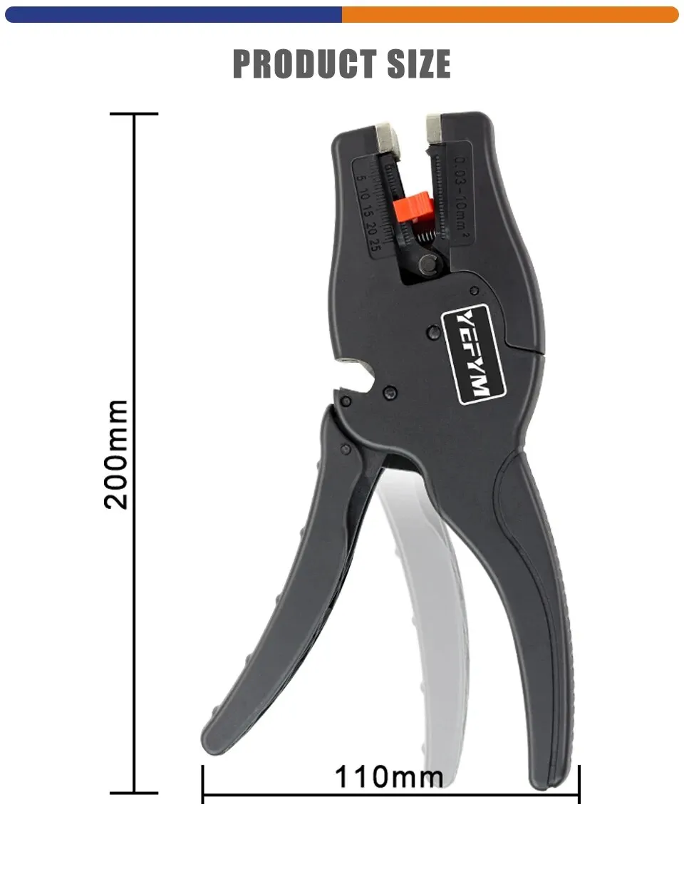 2024YE-D10 Automatic Wire Stripper & Cutter - Heavy-duty Stripping Tool ...