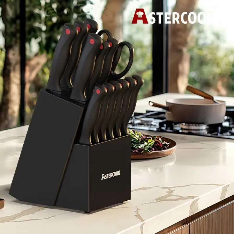 German Stainless Steel Target Kitchen Knife Set Estercook With ...
