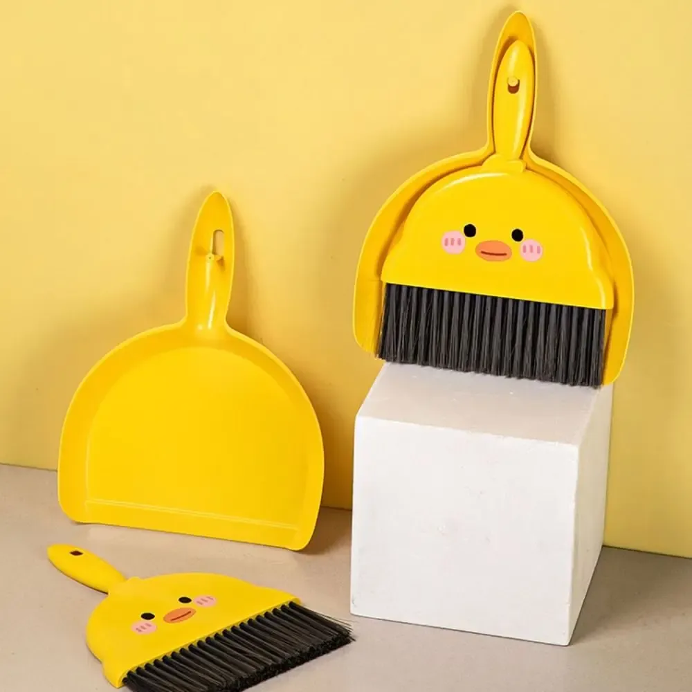 6-Piece Set Mini Broom and Dustpan Set, Cute Multicolor Desk Broom and ...
