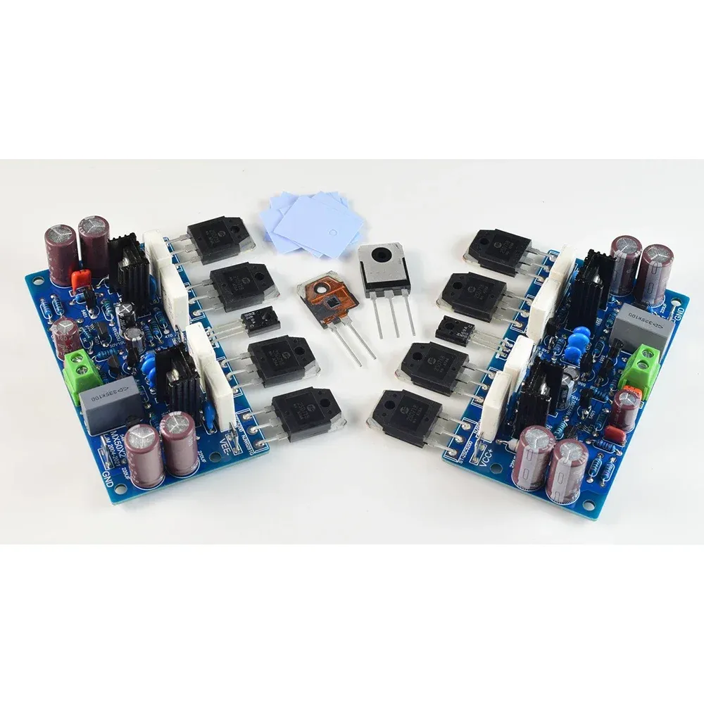2-Pack 200W Stereo Audio Amplifier Single-Ended Amplifying Quasi ...