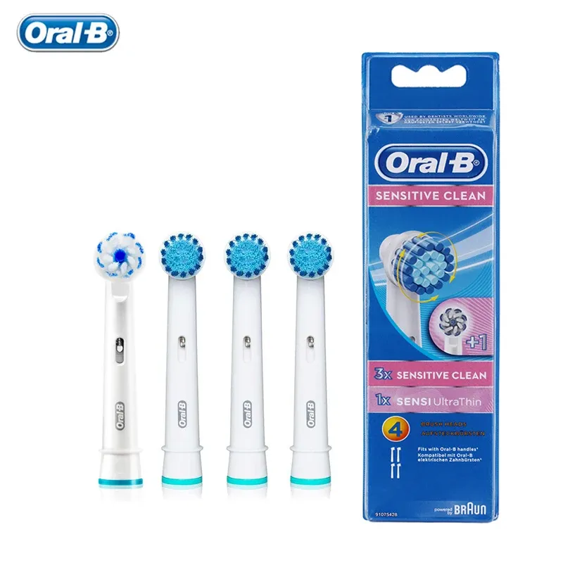 Oral-B Sensitive Clean Electric Tooth Brush Heads Replacement Gum Care ...