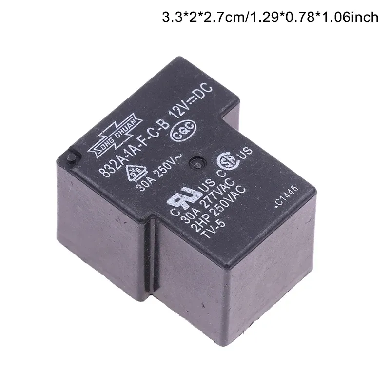 2-Pack 12V 30A 4-Pin Electromagnetic Power Relays for Home Appliances ...