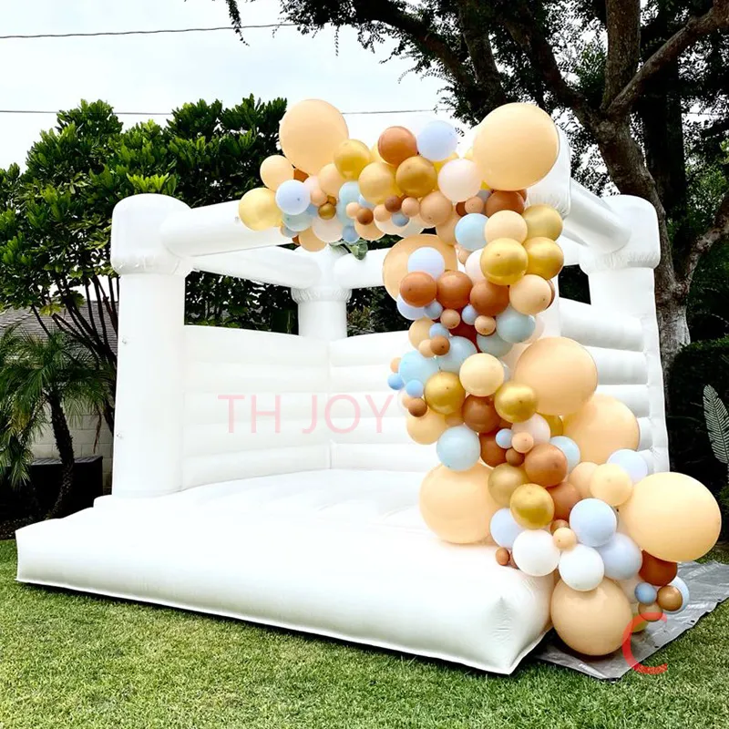 DHgate.com:13x13ft Outdoor Inflatable Wedding Bouncer, White Flat Top ...