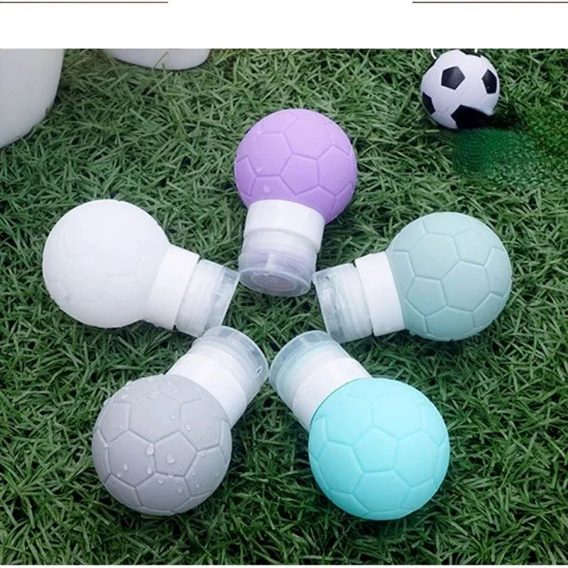 Refillable Football-Shaped Silicone yeti water bottle for Shampoo ...