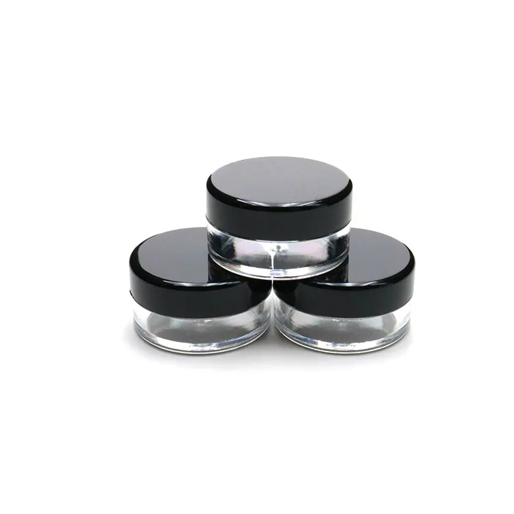 DHgate.com:5 Grams Clear Acrylic Plastic Sample Jars with Lids, Mini ...