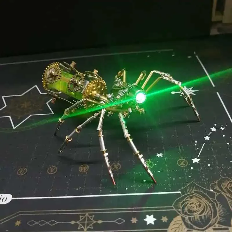 Cyberpunk Spider Model Kit - DIY Metal Insect Puzzle, Realistic Toy ...