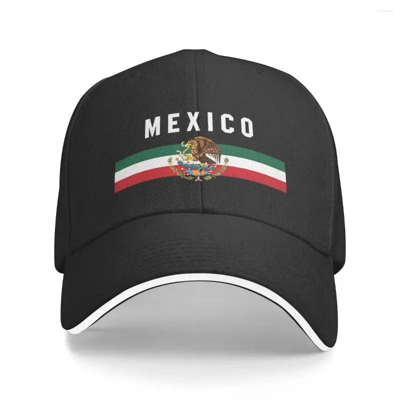 Retro Mexico And Coat Of Arms Mexico Baseball Hats For Men And Women ...