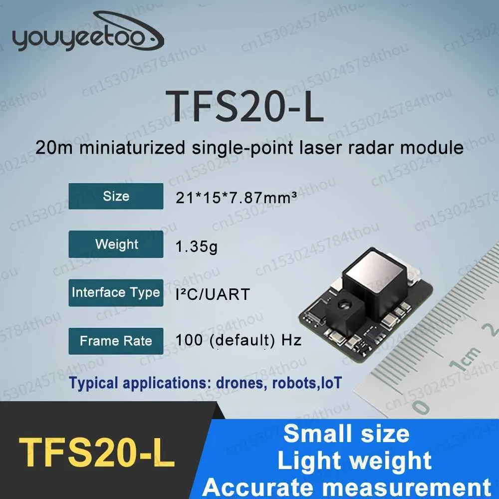 Miniature LiDAR Sensor Module: 20M Range for UAVs, Robot Fall ...