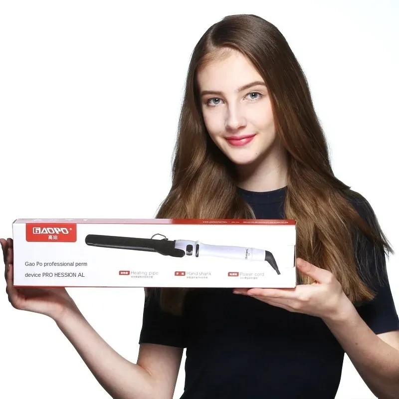 Professional Digital Display Electric Curling Stick: Dry and Wet ...