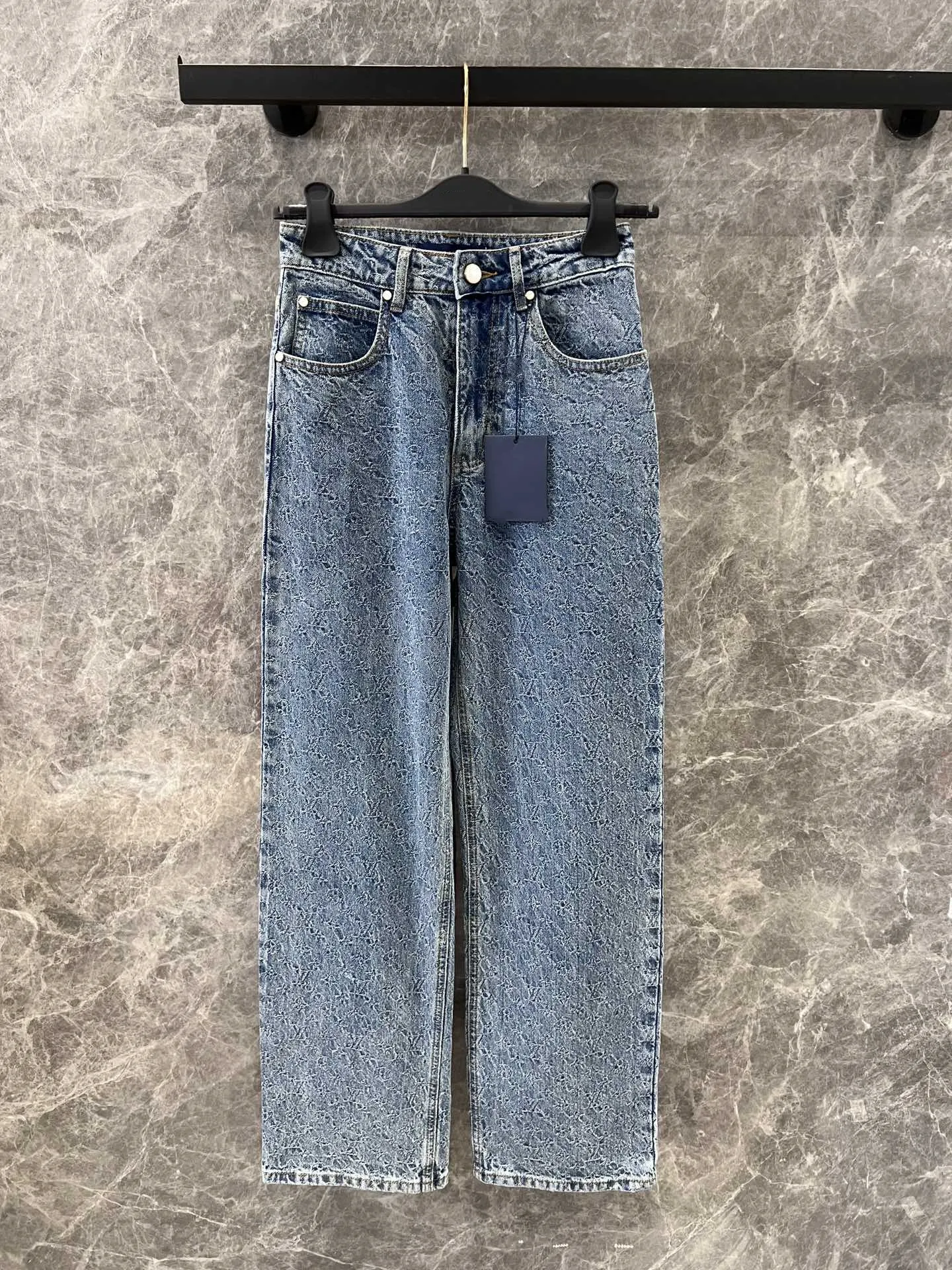 2024 Winter Jacquard Blue Women's Pant Designer... From Michellayao123 ...