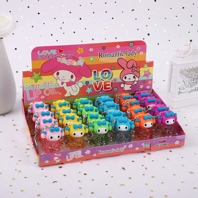 Wholesale of 24 Cute Cartoon lips with lip gloss...