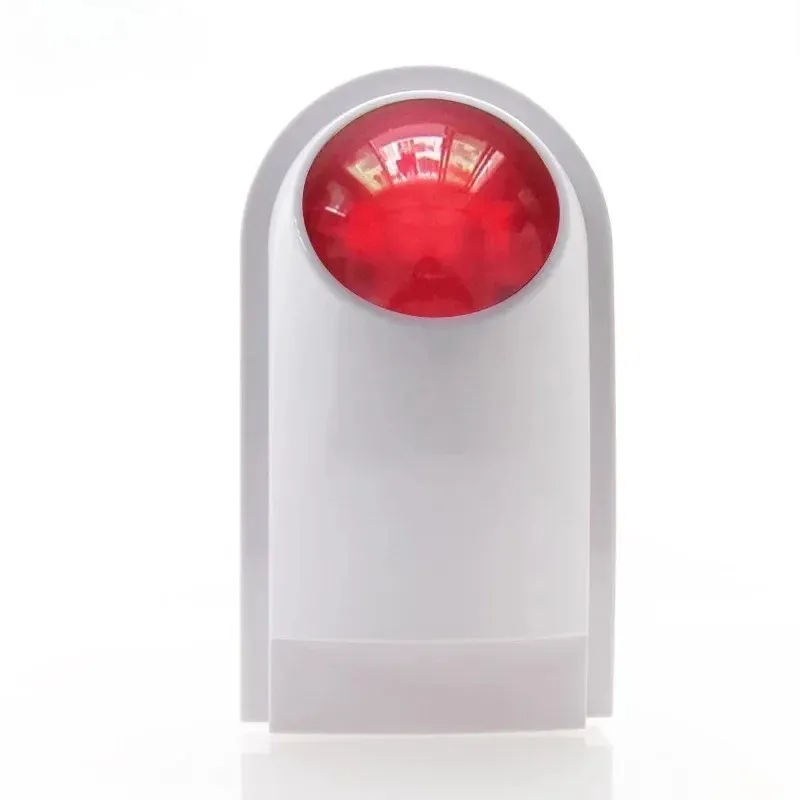 Wireless Outdoor Siren Alarm - 433MHz Strobe Light, Waterproof Security ...