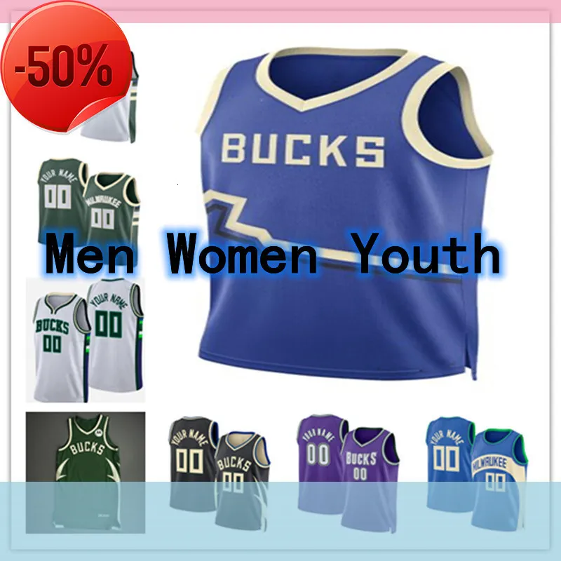 DHgate.com:Bucks Jersey - Custom Basketball Jersey Embroidered Name and ...