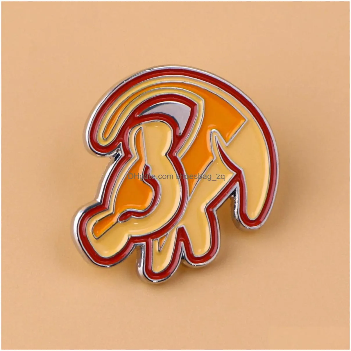 Cute Lion King Enamel Mcdonalds Hat Pins For Backpacks Metal Brooches ...