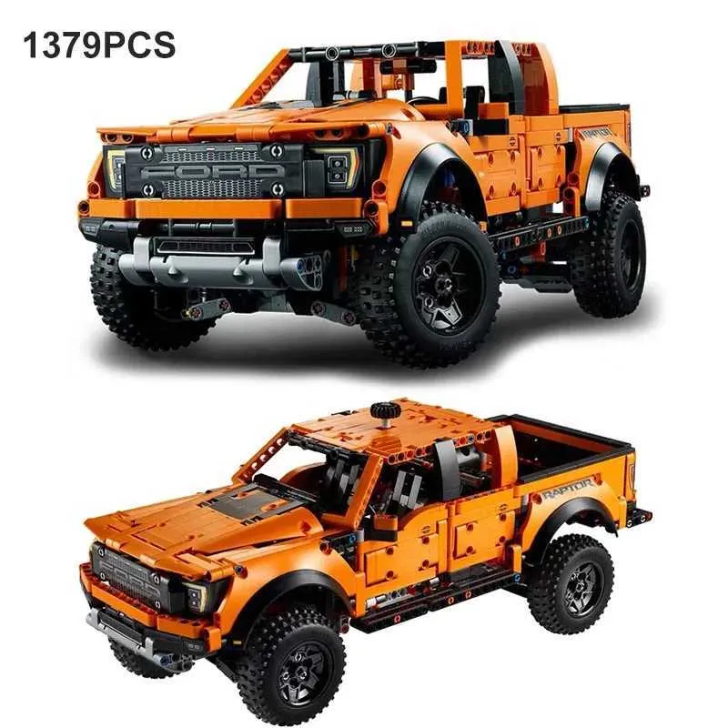 Technical Off-Road Vehicle Building Set: 1379-Piece Pickup Truck Model ...
